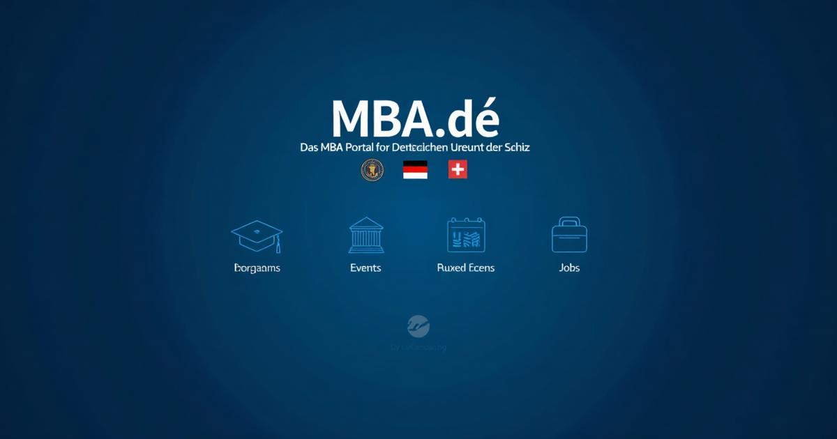 MBA Vergleich 2026 | 390+ Business Schools in DACH | mba.de seit 2003